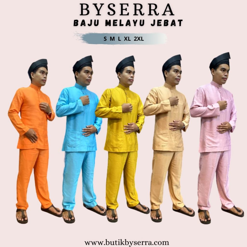 BAJU MELAYU JEBAT – Butik Byserra