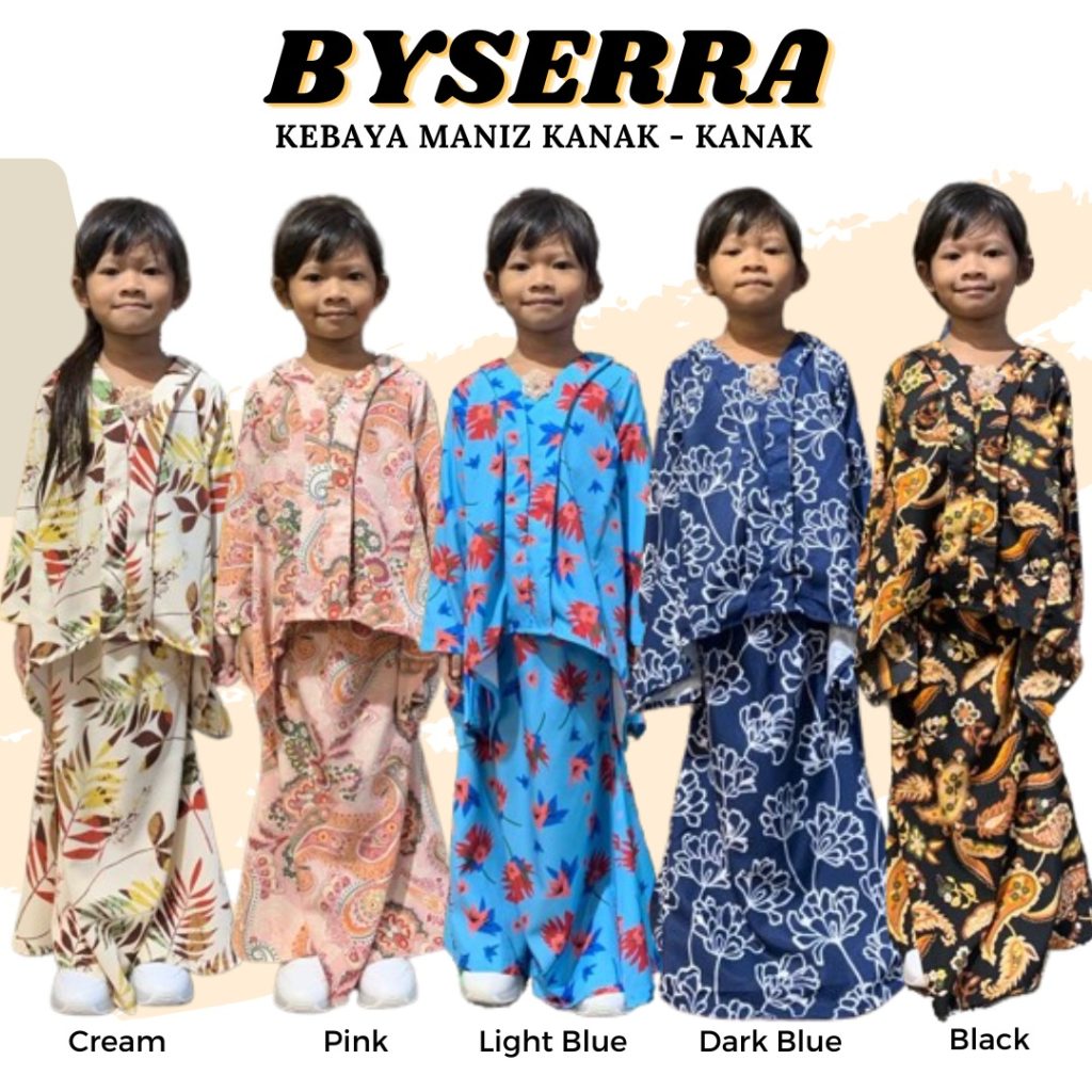 KURUNG KEBAYA MANIZZ Kanak-kanak - Butik Byserra