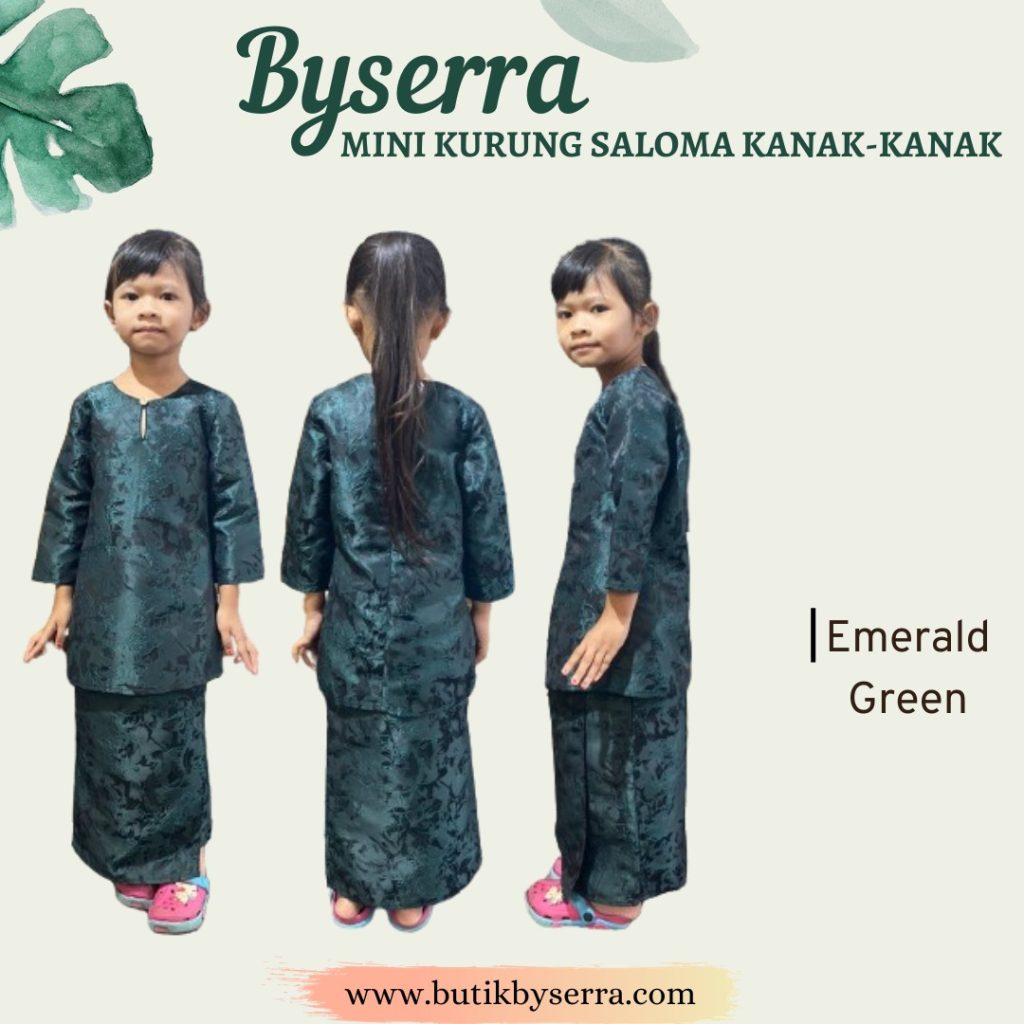 MINI KURUNG KANAK-KANAK Saloma - Butik Byserra